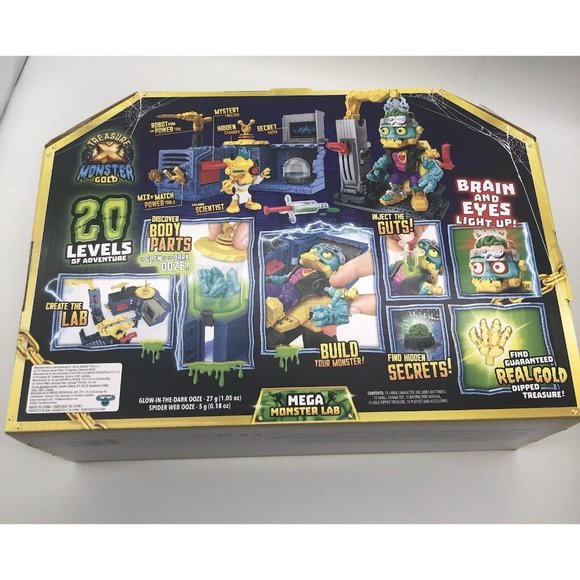 Treasure X | Toys | Treasure X Monster Gold Mega Monster Lab 2 Levels ...